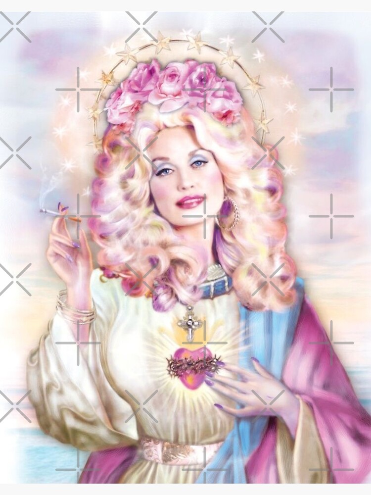 "Purple Saint Dolly" Canvas Print for Sale by melindajnshop | Redbubble