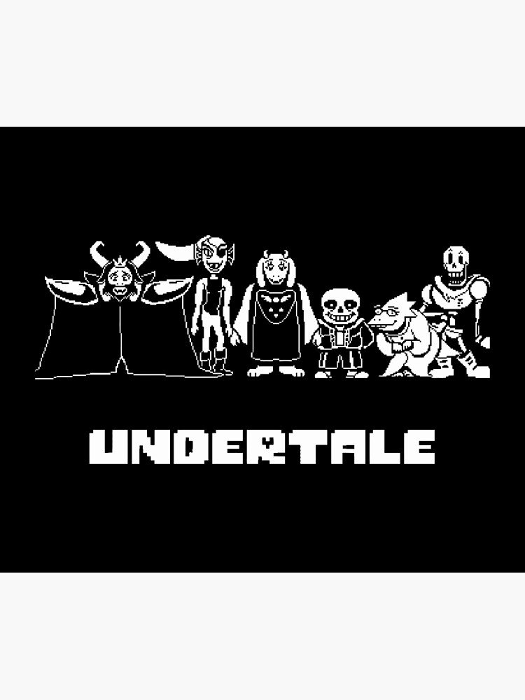 "Undertale Logo" Photographic Print by baviodas | Redbubble