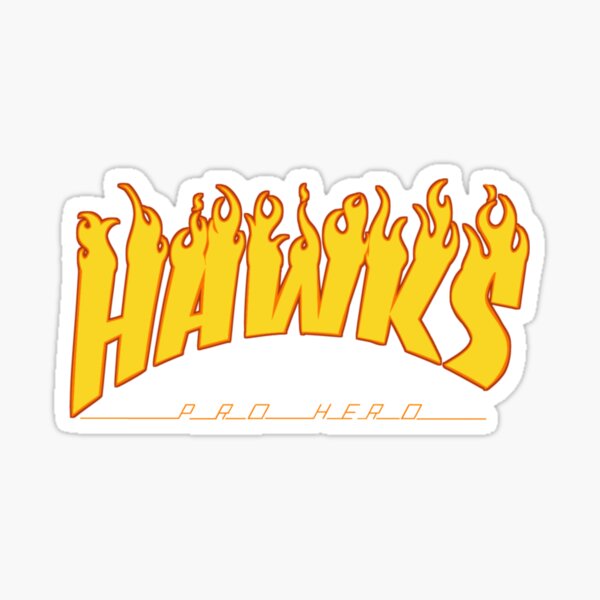 "Hawks Logo " Sticker for Sale by kekela | Redbubble
