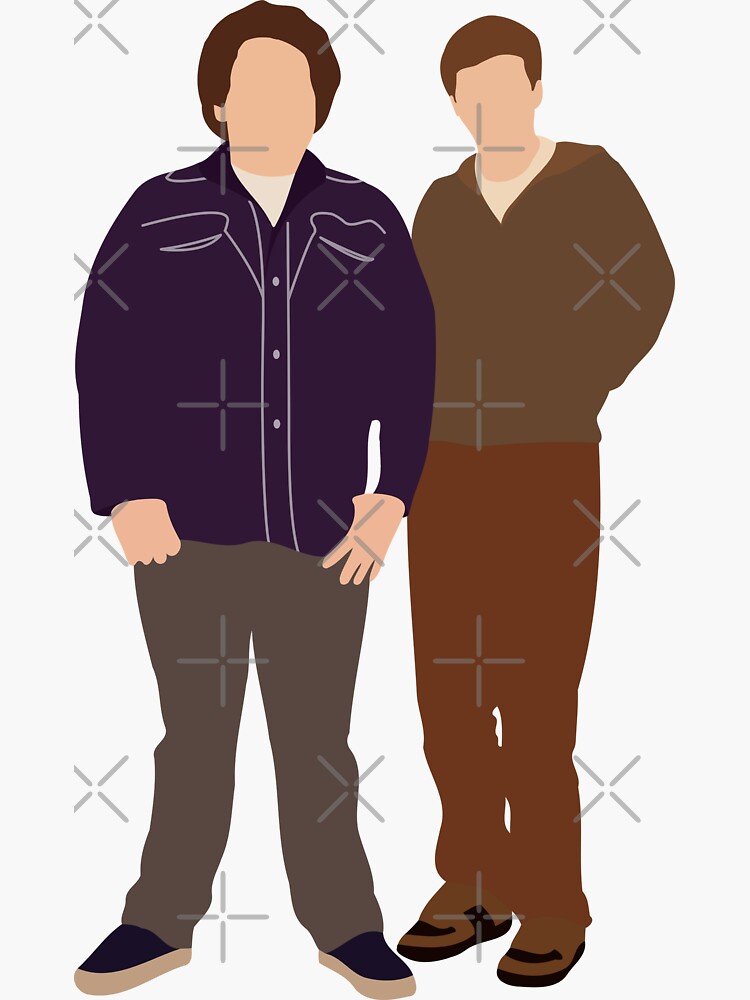 "Seth and Evan Superbad movie" Sticker for Sale by Ilust | Redbubble