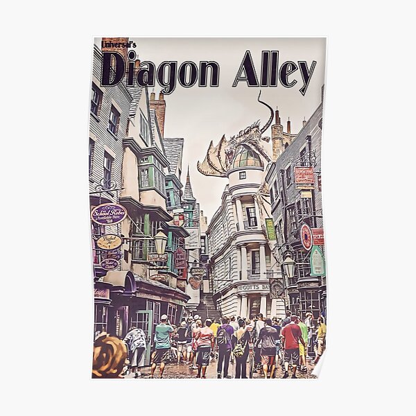 Harry Potter Alternative Wall Art Weasleys Wizard Wheezes Diagon Alley ...