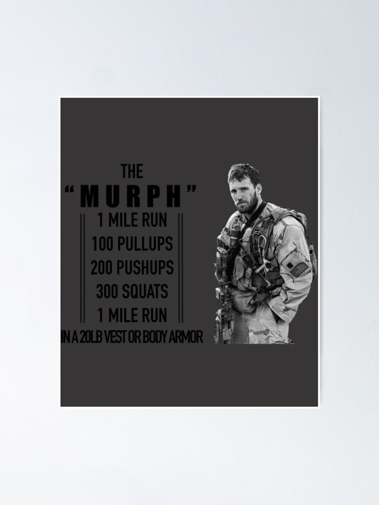 "The Murph Challenge " Poster for Sale by kekela | Redbubble