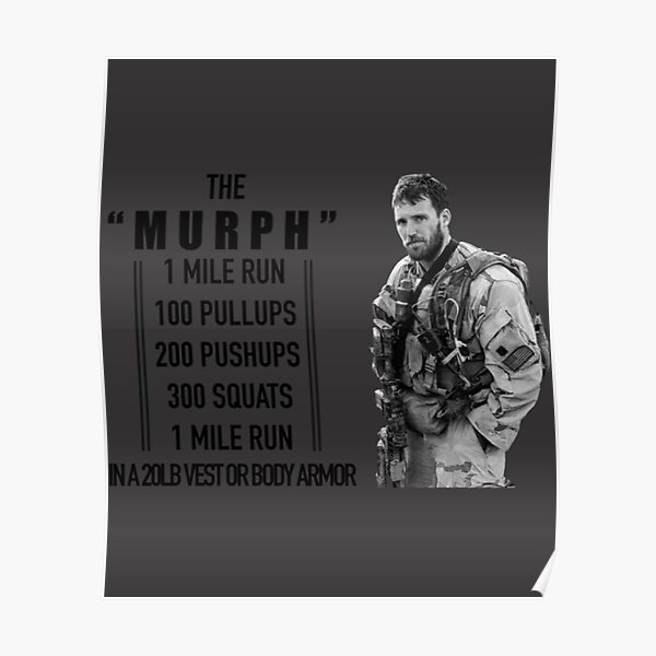 "The Murph Challenge " Poster for Sale by kekela | Redbubble