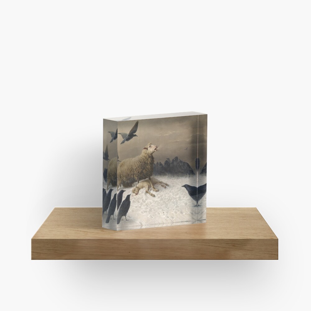 " The painting ''Anguish'' (1878) by August Friedrich Schenck " Canvas ...