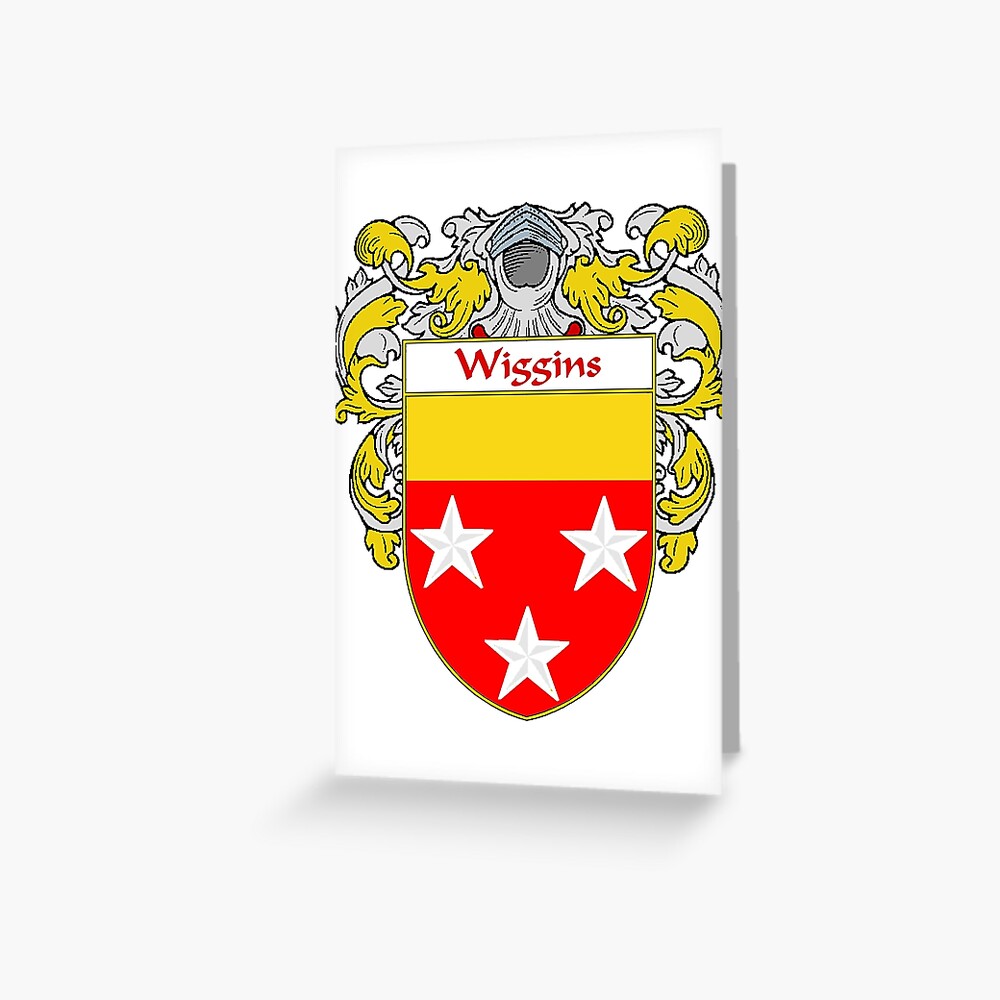 Tarjetas de felicitación «Escudo de armas de Wiggins / Escudo de la ...