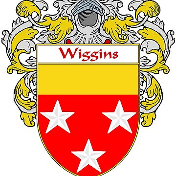 "Wiggins Coat of Arms / Wiggins Family Crest" Art Print for Sale by ...