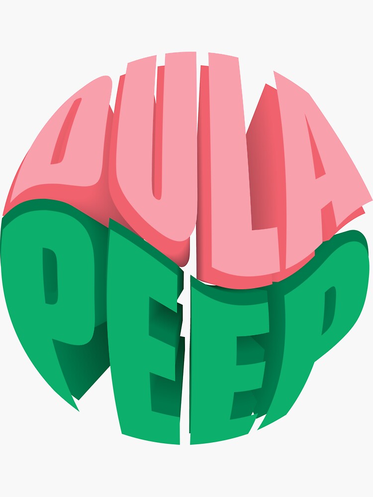 "Dula Peep World" Sticker for Sale by kawaiiboyfriend | Redbubble