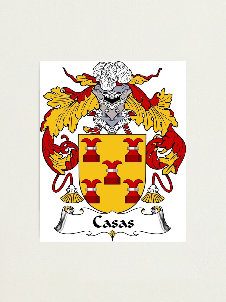 "Casas Coat of Arms/Family Crest" Photographic Print by carpediem6655 ...