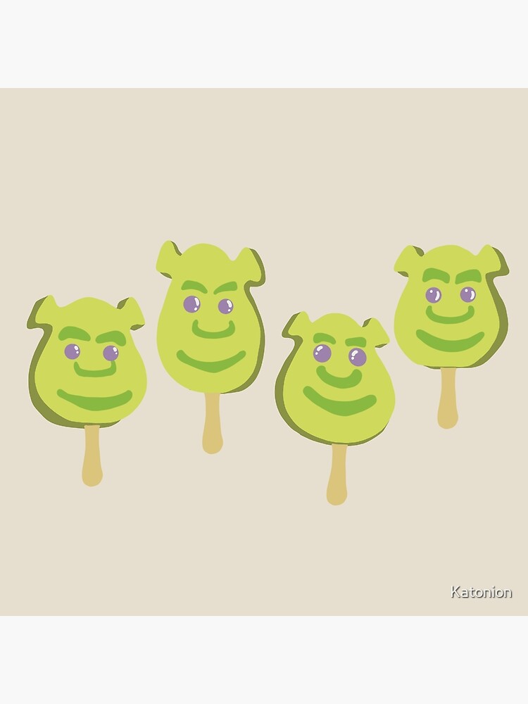 "Shrek popsicle cartoon" Poster for Sale by Katonion | Redbubble