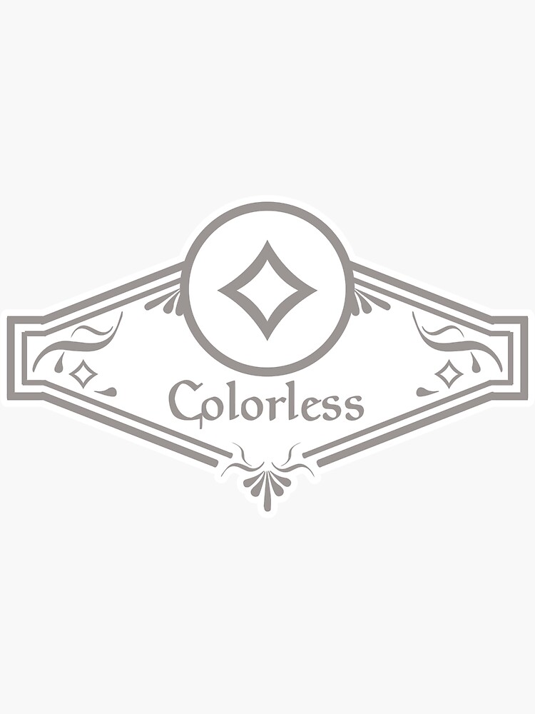 "MTG Colorless Label" Sticker for Sale by amandartwork | Redbubble