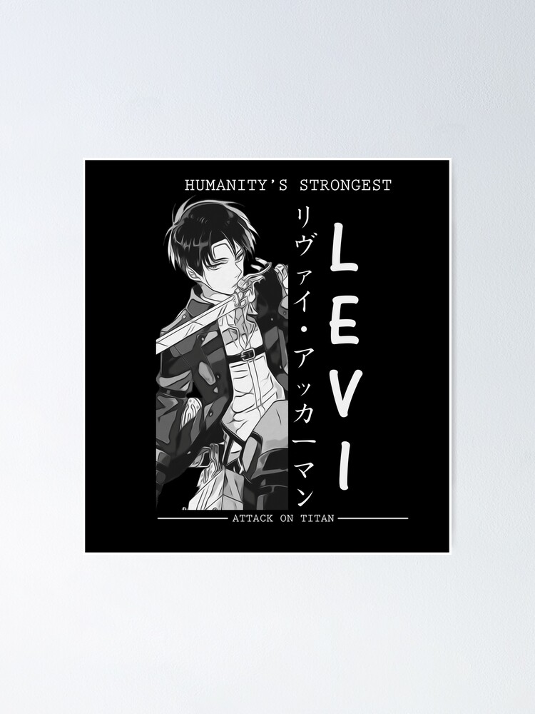 "Captain Levi AOT" Poster by luphiart | Redbubble