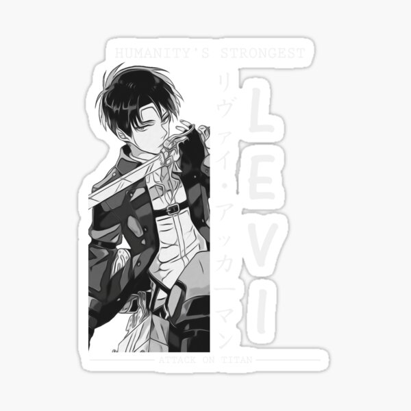 "Captain Levi AOT" Sticker by luphiart | Redbubble