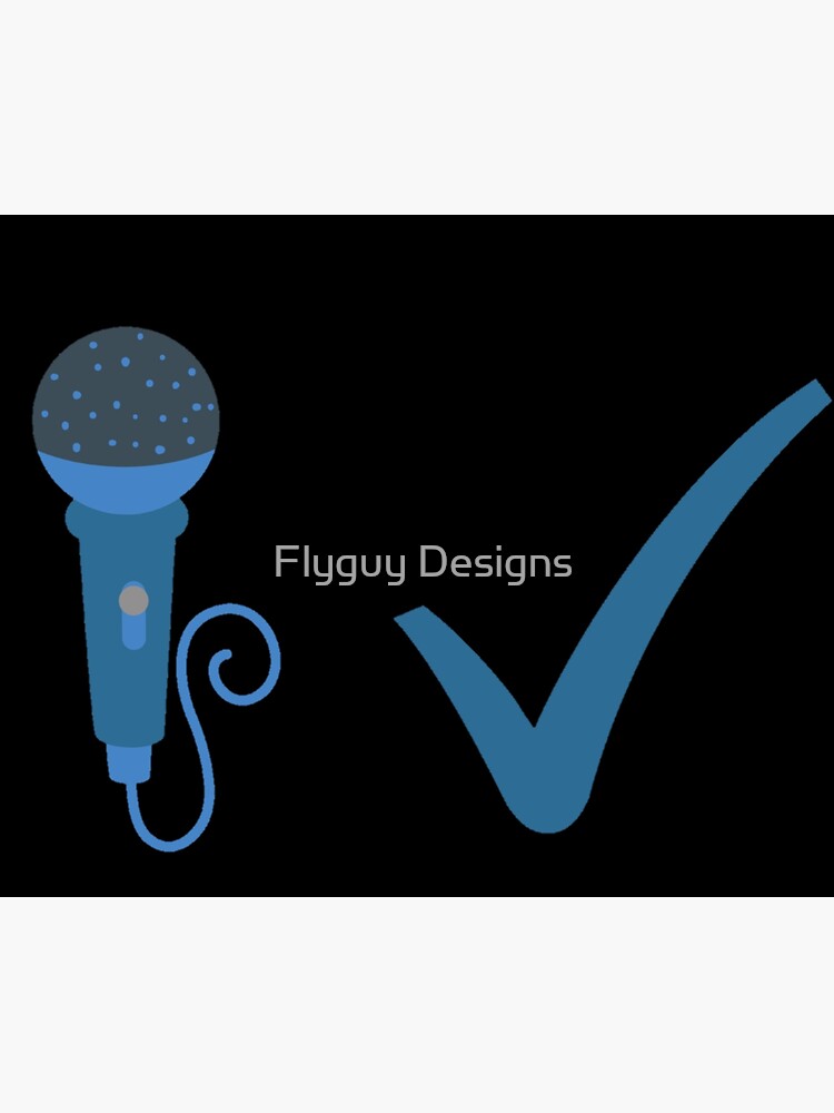 "Microphone check" Poster for Sale by RyGuyFlyGuy | Redbubble