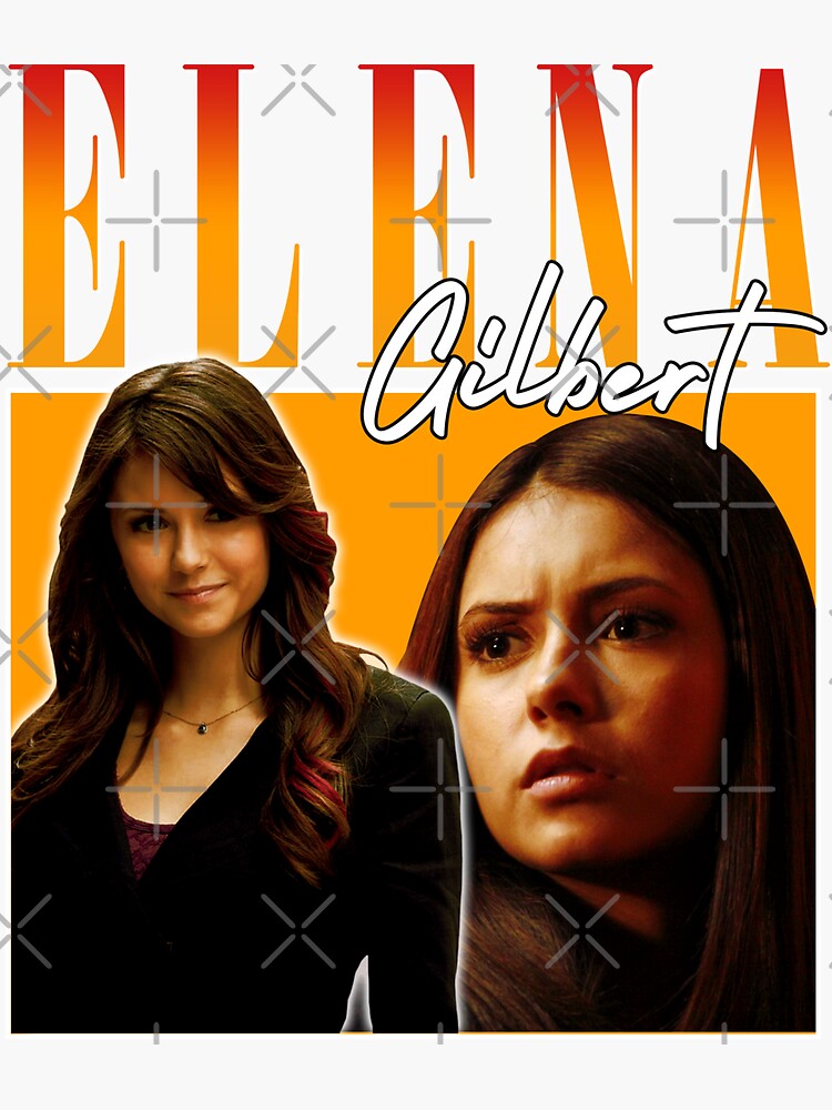 "Elena Gilbert" Sticker by knifeapparel | Redbubble