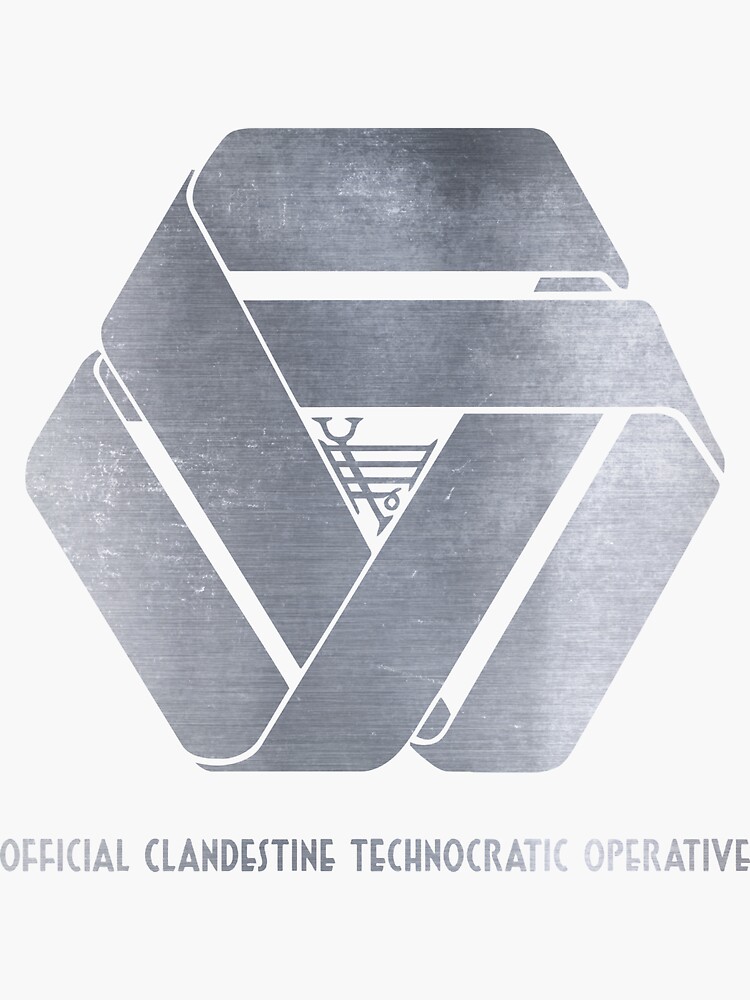"Technocracy Reloaded Backer" Sticker for Sale by Willowxander | Redbubble