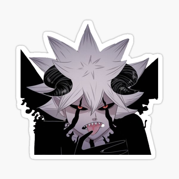 "black clover asta" Sticker by G-soufiane | Redbubble
