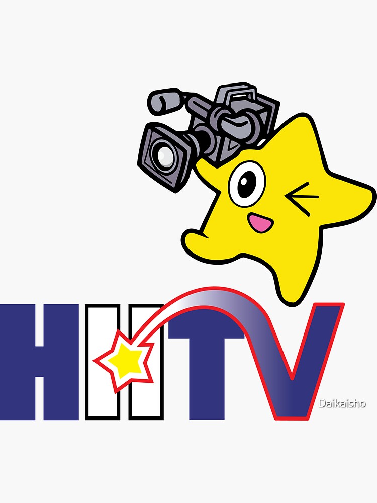 "HHTV Star TV logo and mascot" Sticker for Sale by Daikaisho | Redbubble