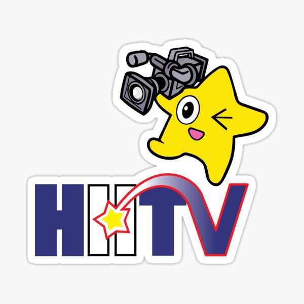 "HHTV Star TV logo and mascot" Sticker for Sale by Daikaisho | Redbubble