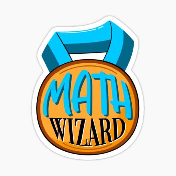"Math Wizard" Sticker for Sale by ChemicalXShop | Redbubble