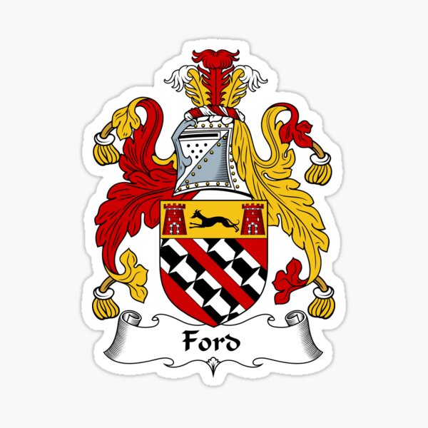 Pegatina «Escudo de armas Ford / Familia Ford» de ScotlandForever ...