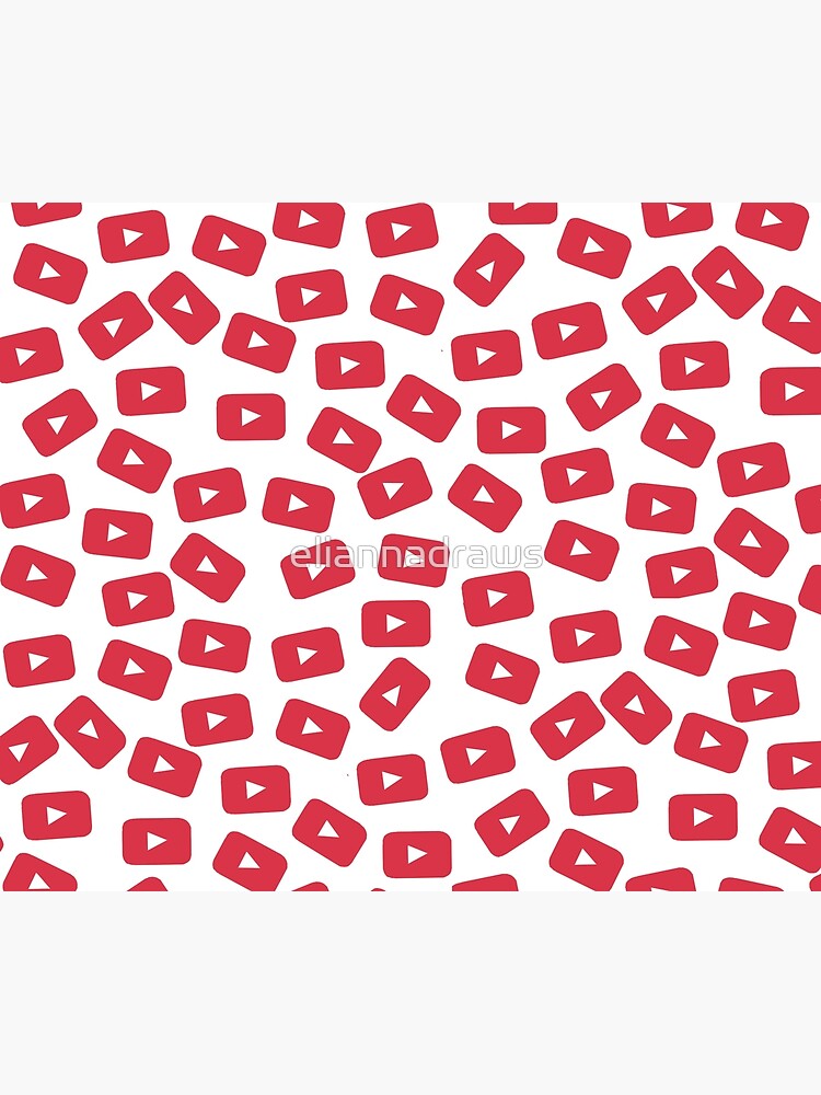 "YouTube Play Button" Art Print for Sale by eliannadraws | Redbubble