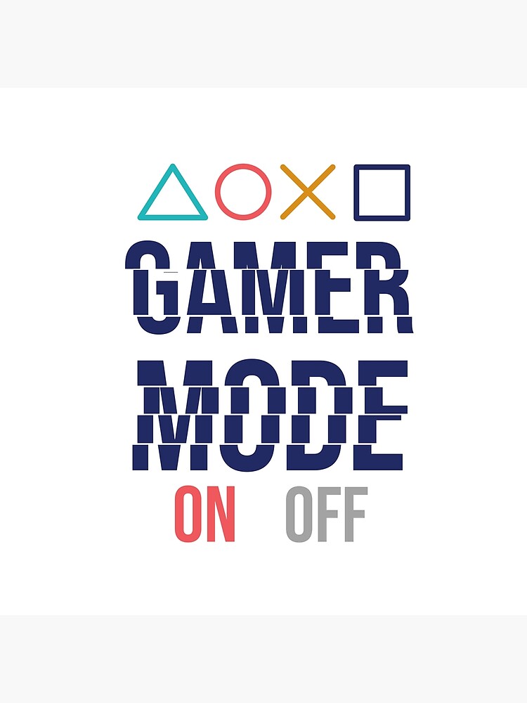 "Gamer Mode" Poster by thegockster1981 | Redbubble
