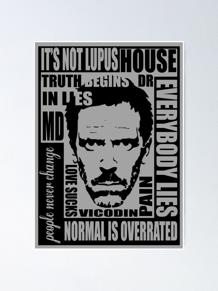 "House MD" Poster for Sale by kurticide | Redbubble