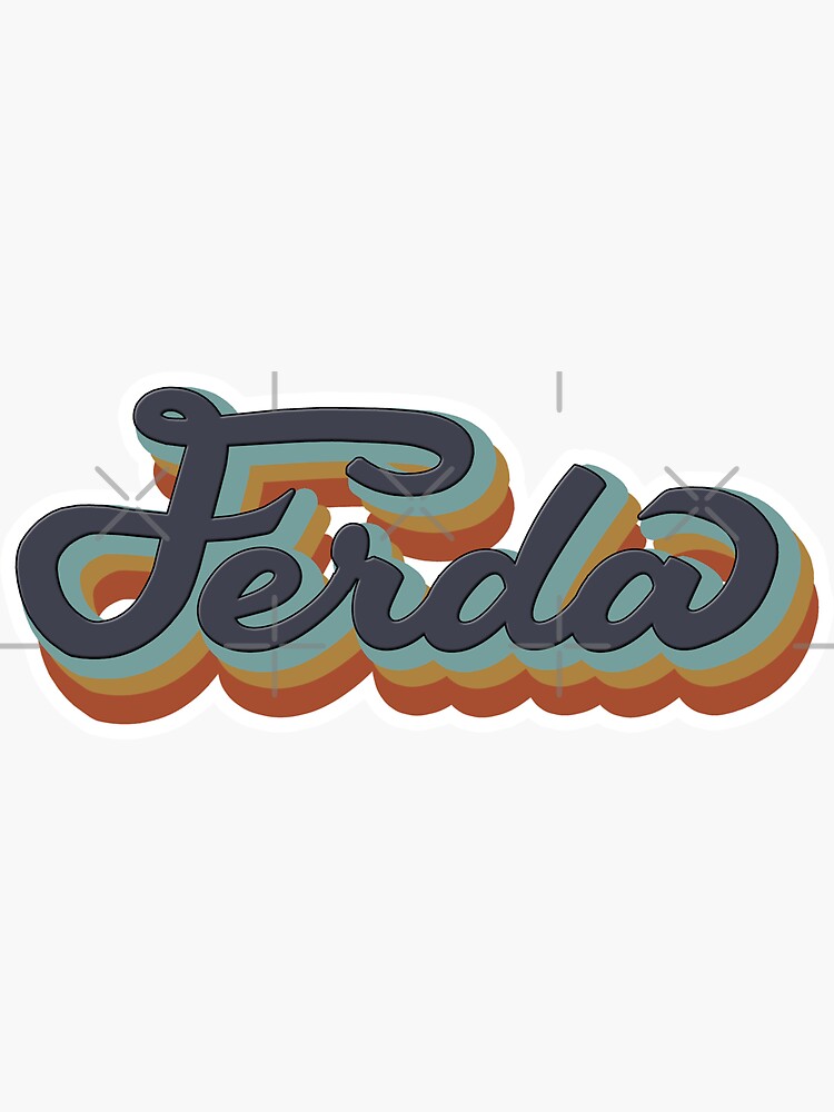 "Ferda" Sticker for Sale by DisenyosDeMike | Redbubble