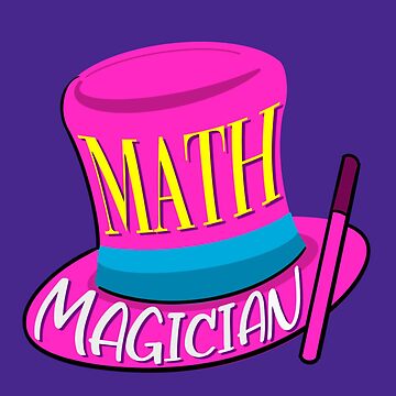 "Math Magician" Sticker for Sale by ChemicalXShop | Redbubble