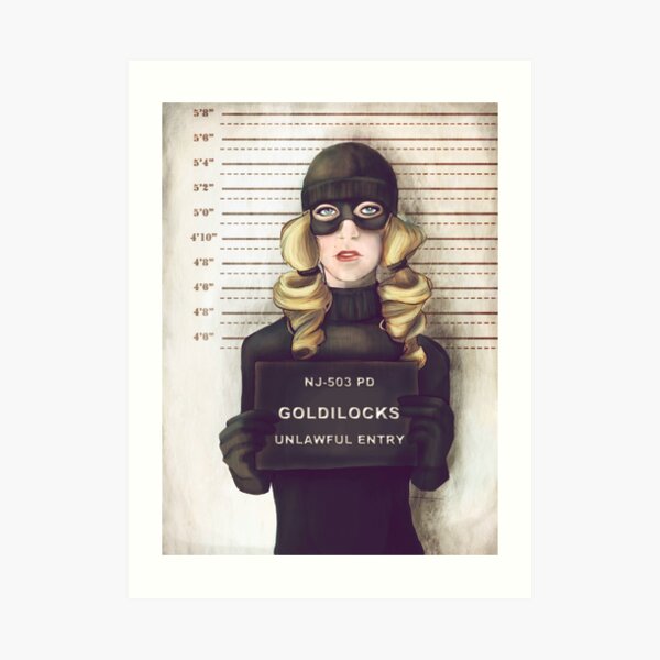 "Goldilocks mugshot" Art Print by adroverart | Redbubble