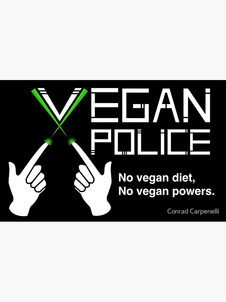 "Vegan Police - (Scott Pilgrim Vs. The World)" Sticker for Sale by ...