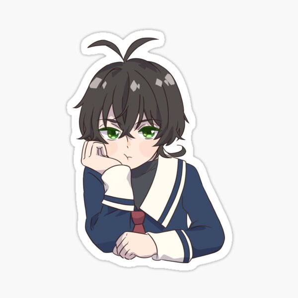 "Miya Chinen" Sticker for Sale by skychloearts | Redbubble
