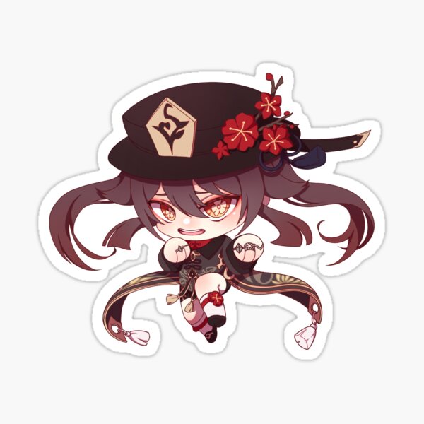 "Chibi baby Hutao~ " Sticker for Sale by Puriimochi | Redbubble