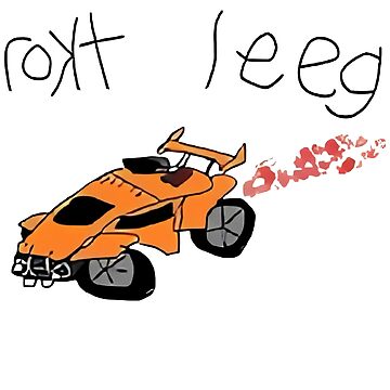 "This is Rokt Leeg" Sticker for Sale by thefakeapparel | Redbubble