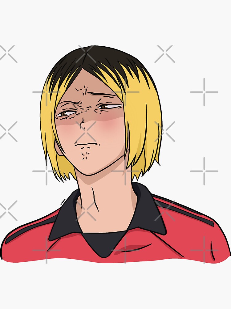 "Kenma Haikyu!!" Sticker for Sale by Soft-tofu | Redbubble