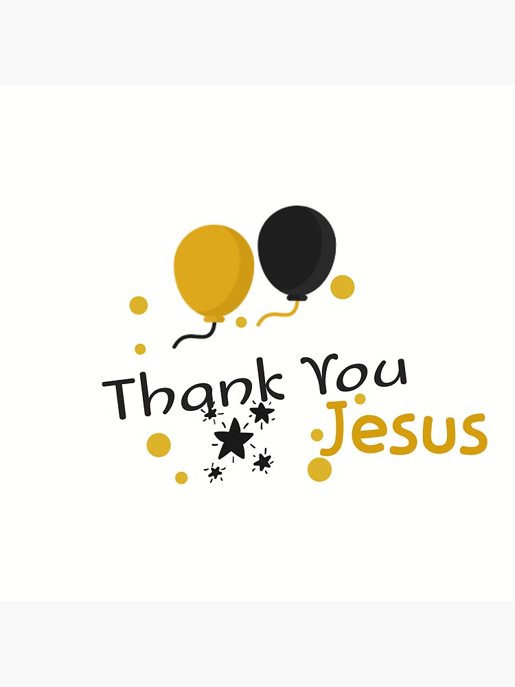 "Thank You Jesus" Sticker by GospelStore | Redbubble