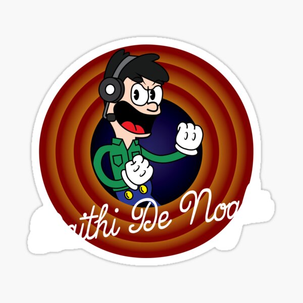 "Daithi De Nogla 1930's Cartoon Character" Sticker by CameronBurke12 ...