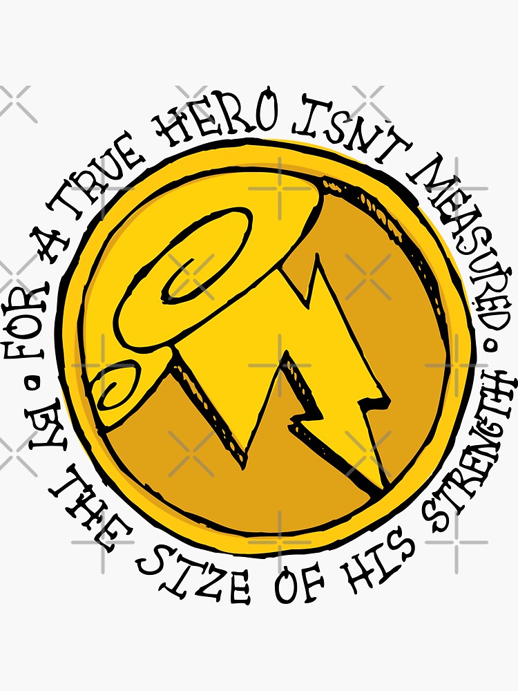 "True Hero" Sticker by teejayseadub | Redbubble