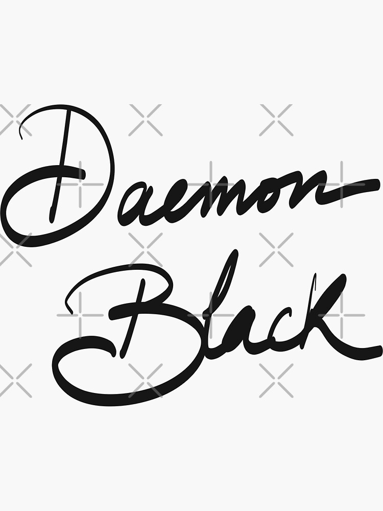 "Daemon Black - Obsidian " Sticker for Sale by ForYouShop | Redbubble