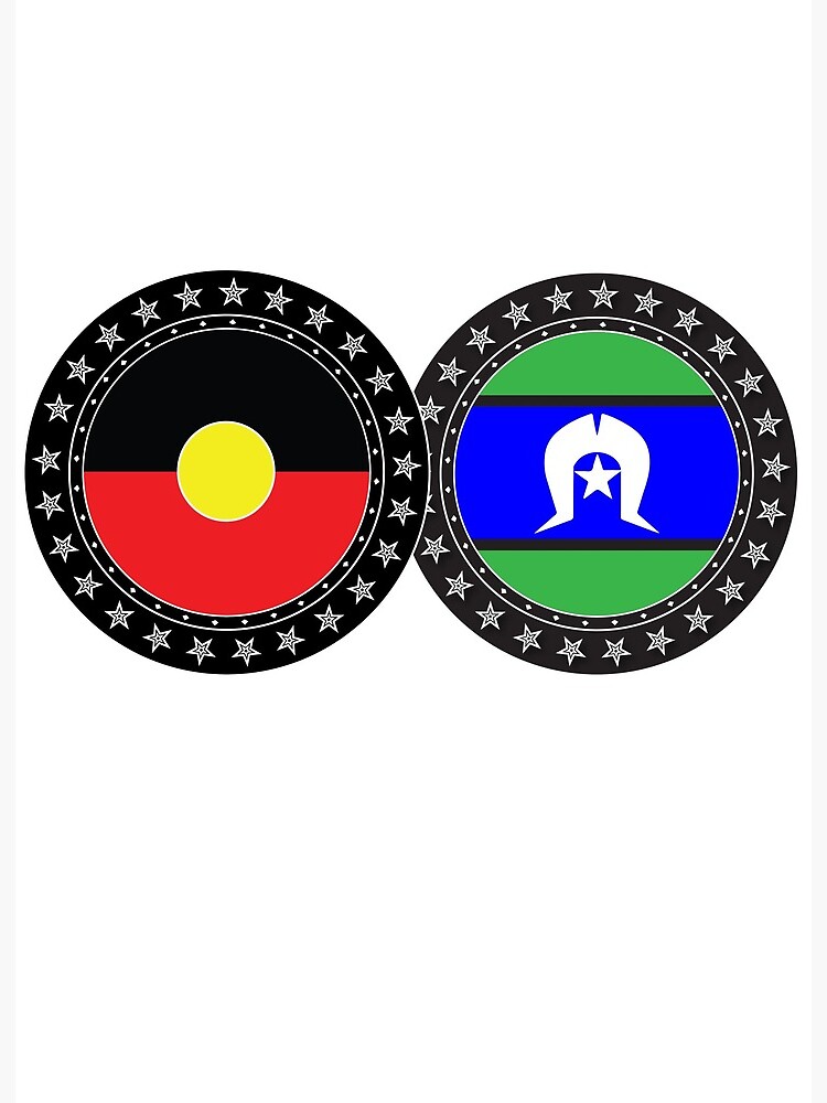 "Aboriginal and Torres Strait Circle Flags" Art Board Print for Sale by marcusp20 | Redbubble