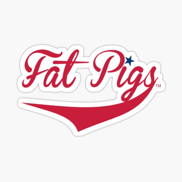 "Garfield And Friends Fat Pigs Logo" Sticker by PineconeHome | Redbubble