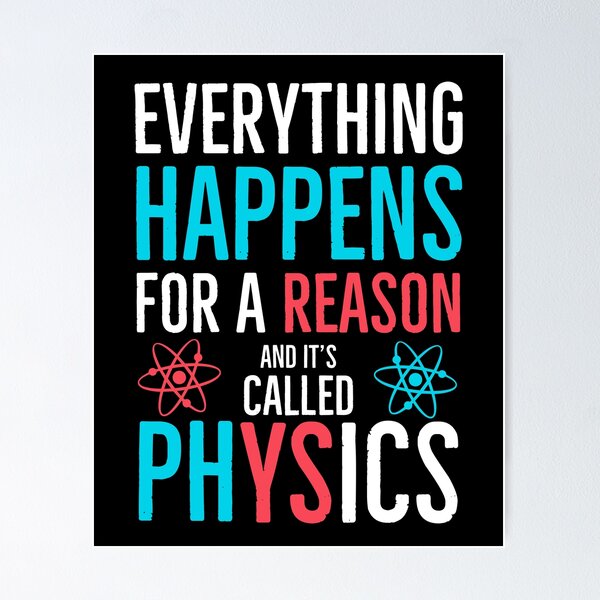 Motivational Physics Quotes Poster Master Laws Of Physics Poster