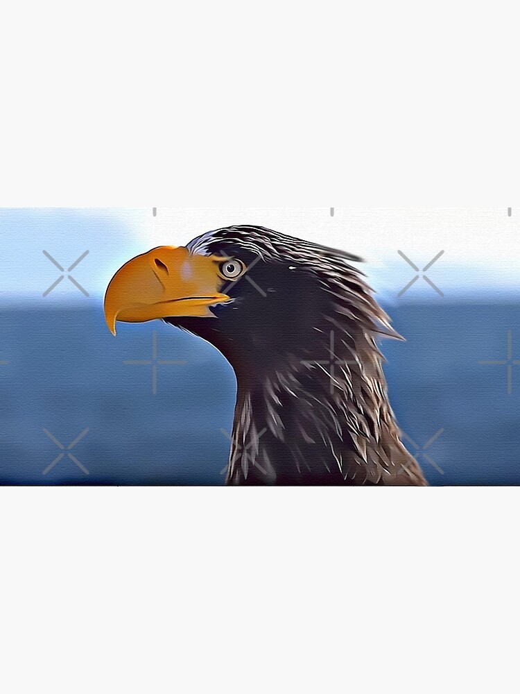 "Pacific sea eagle" Sticker by Manar-hamad | Redbubble