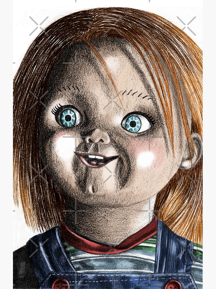 "Chucky color" Sticker for Sale by argenistrejo | Redbubble
