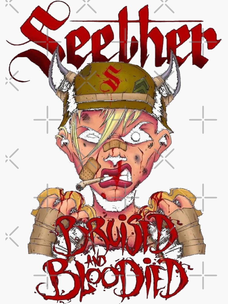 "south african band -SEETHER" Sticker for Sale by kimollewahu | Redbubble