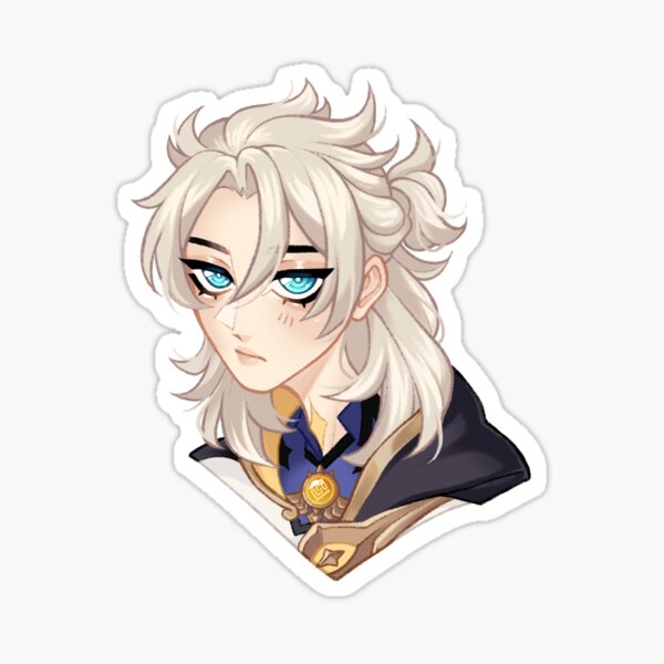 "Albedo" Sticker for Sale by raireoon | Redbubble