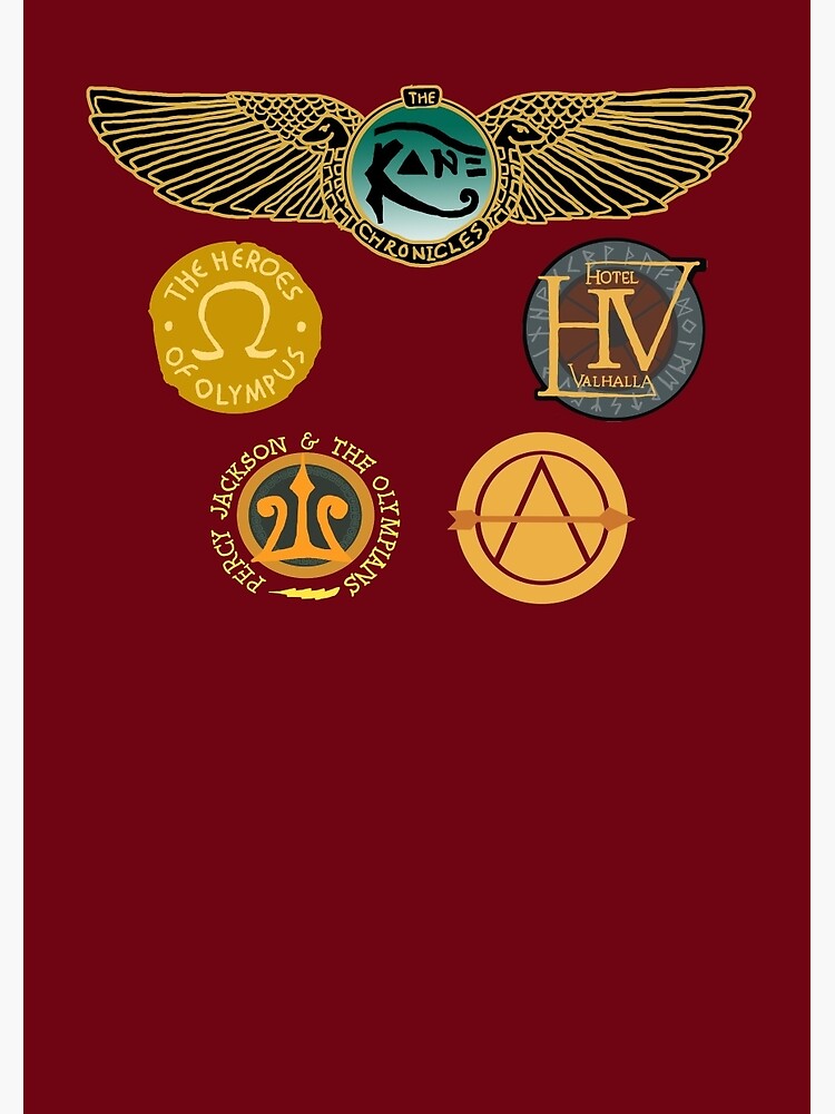 "Rick Riordan's Logos" Journal for Sale by 11ronnie | Redbubble