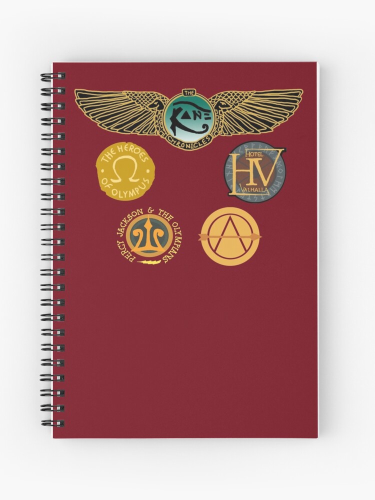 "Rick Riordan's Logos" Journal for Sale by 11ronnie | Redbubble