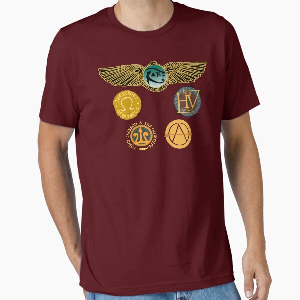 "Rick Riordan's Logos" Essential T-Shirt for Sale by 11ronnie | Redbubble