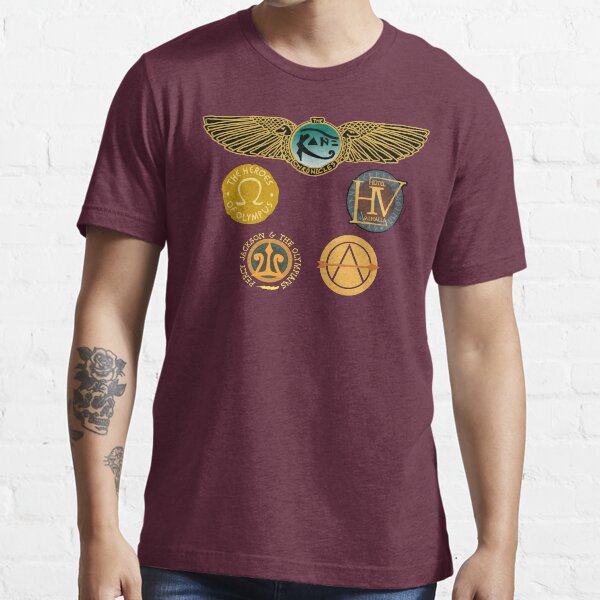 "Rick Riordan's Logos" T-shirt for Sale by 11ronnie | Redbubble | rick ...